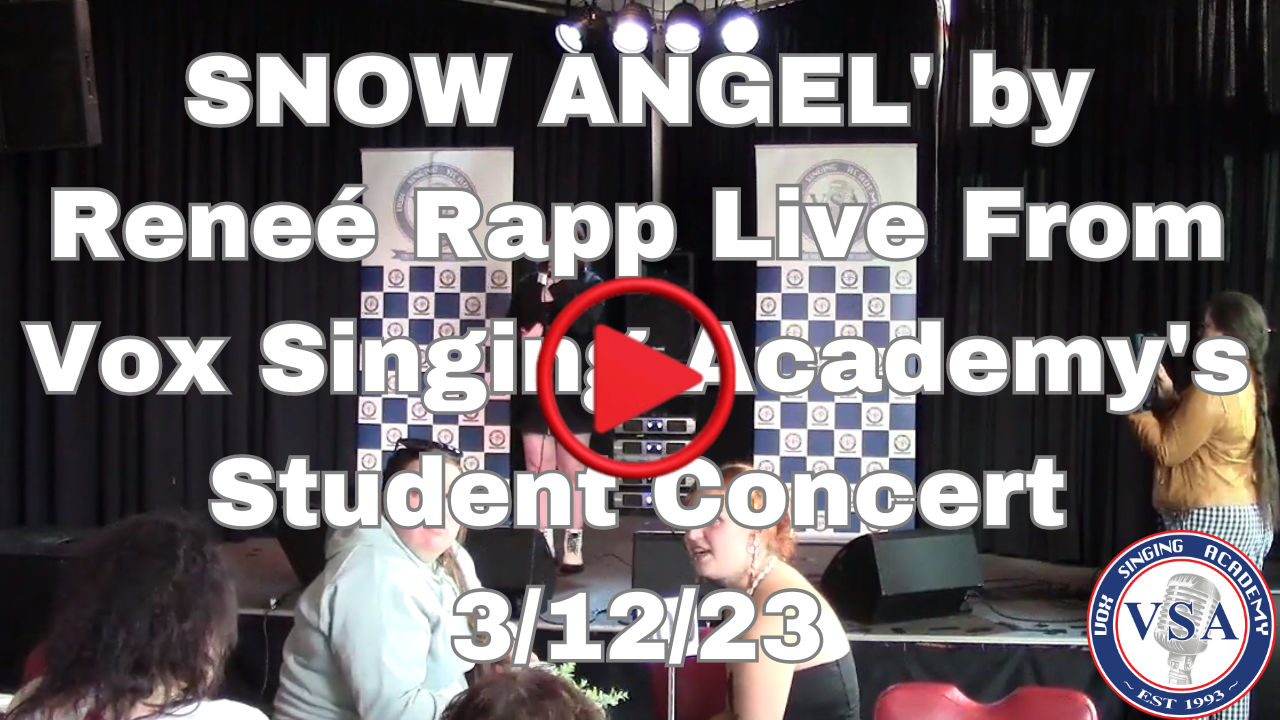 'SNOW ANGEL' by Reneé Rapp Live from Vox Singing Academy's student ...